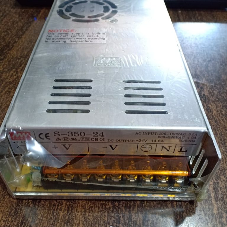 SMPS Input 220Vac / Output +24Vdc/14.6A (With Fan) - Circuit Electronics