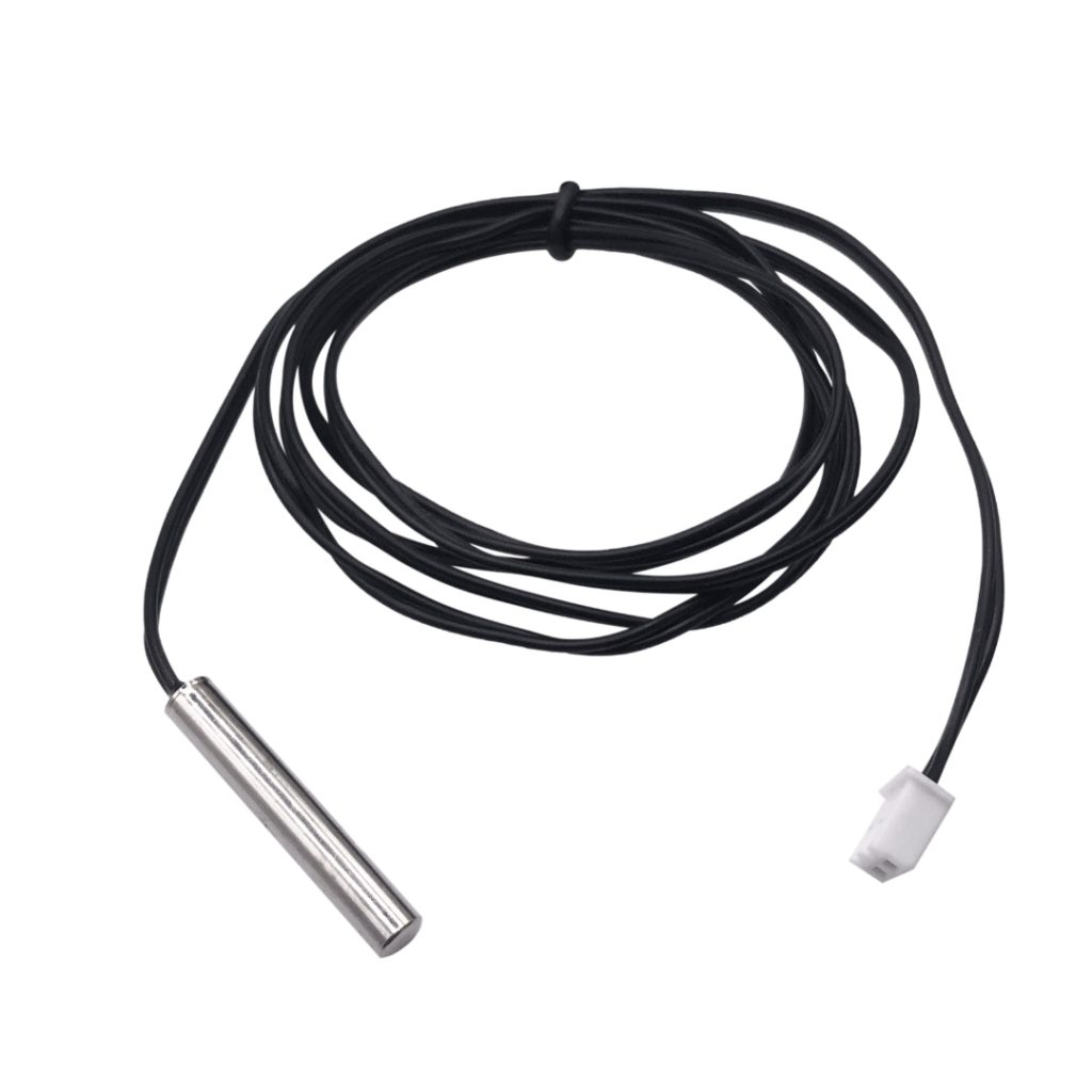 NTC 10K Metal Head Thermistor Sensor With Cable (water proof) - Circuit ...