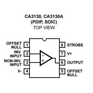 CA3130 (Operational Amplifier) - Circuit Electronics