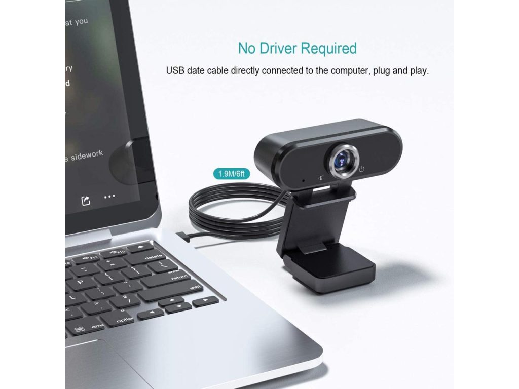 Webcam with Microphone, 1080P Full HD - Circuit Electronics