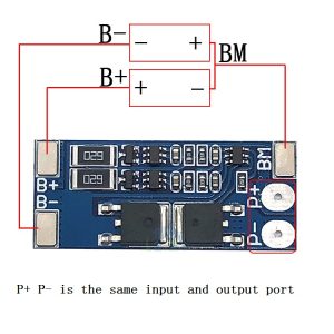 Lithium Battery Charger Protection Module (BMS) 2S 20A 7.4V - Circuit ...