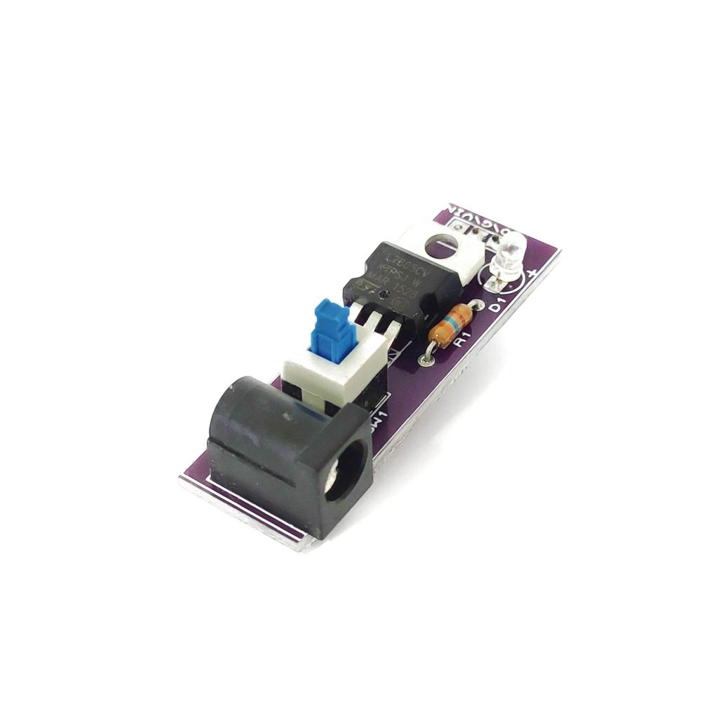 DC Input module 5V with DC Jack and Switch for Breadboard input(5-35v ...
