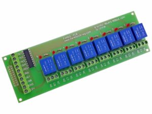 8 Channel Active High Relay Module (12V) RM812 - Circuit Electronics