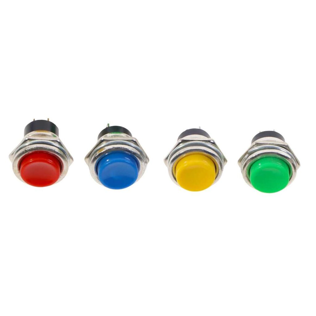 Metal Momentary Push Button 2 pin 16mm - Circuit Electronics