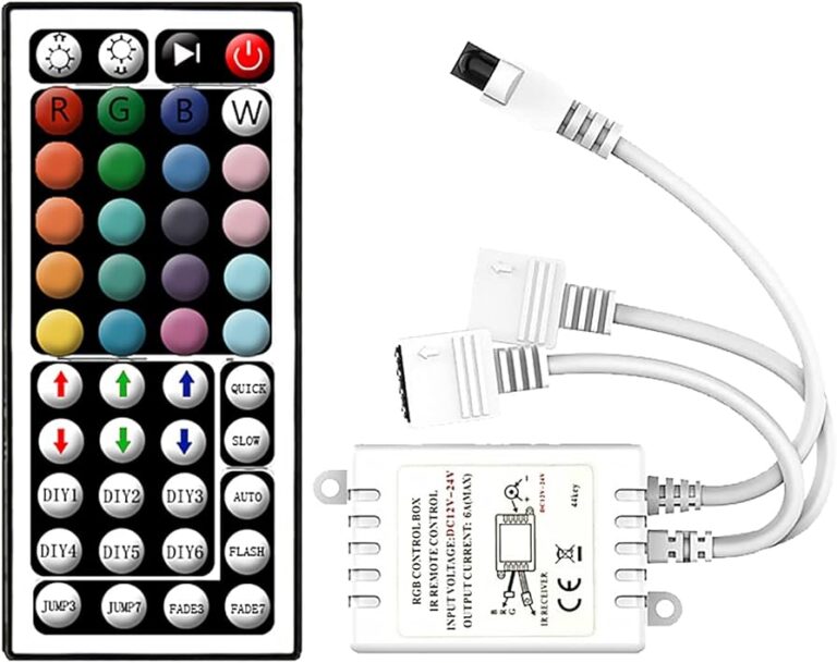 RGB LED Controller 12V with 44 Key IR Remote Controller V2 - Circuit ...