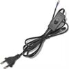 Universal AC Power Cable Plug Lamp Cord With Switch (1m) - Circuit ...